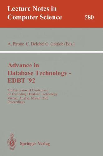 Lecture Notes in Computer Science Ser.: Advances in Database Technology ...