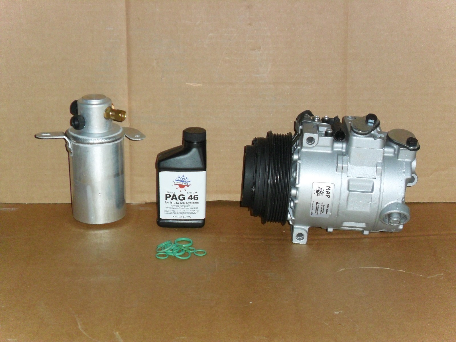 AC COMPRESSOR KIT FITS 1998-2003 MERCEDES BENZ CLK320, ML320, & OTHERS ...