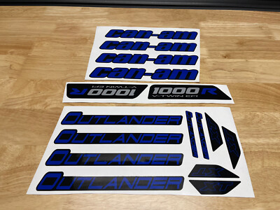 NEW CAN-AM CANAM OUTLANDER 1000R DECAL SET 3M LAMINATED OCTANE STICKERS ...