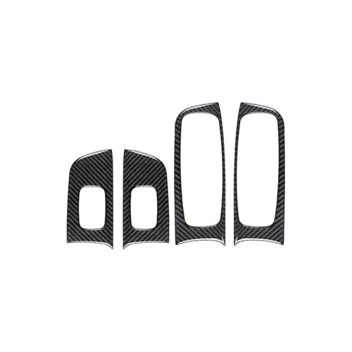 Carbon Fiber Interior Window Frame Cover Trim for Chrysler 300 2015-22 ...