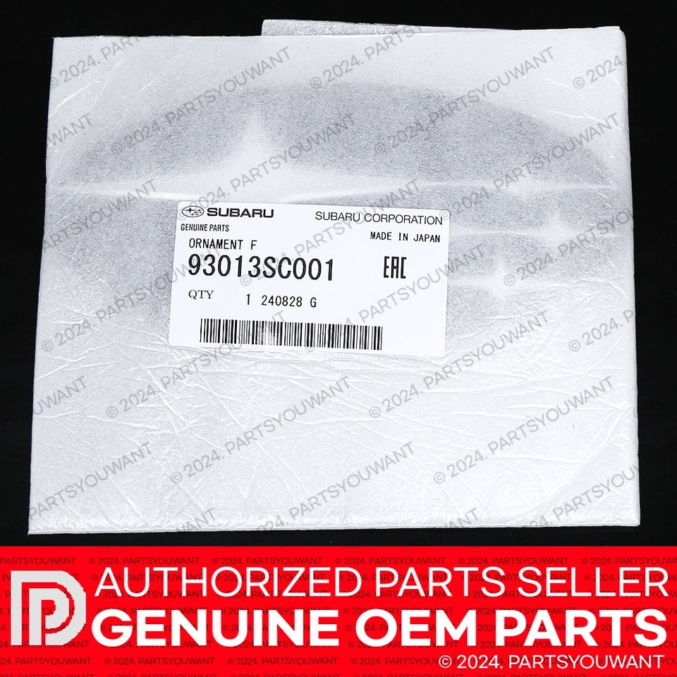 GENUINE Subaru Forester Outback OEM Front Grille Emblem Badge ...
