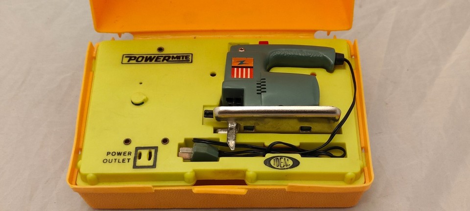 Vintage Ideal Toys Power Mite Miniature Tool Jigsaw | eBay UK