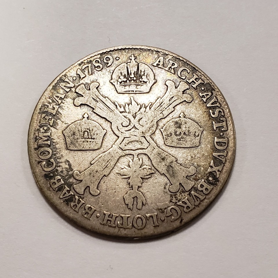 1789-B Austrian Netherlands 1/4 Kronenthaler .2066 ASW KM38 - SKU-Q2665 ...