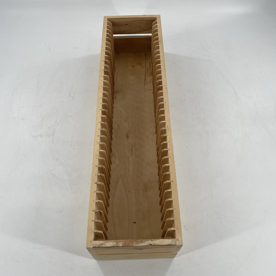 Wooden Ikea Boalt CD Rack CD Storage Holds 35 CDs Solid Well Made | eBay