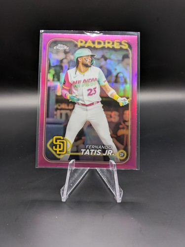 2024 Topps Chrome - Fernando Tatis Jr #263 - Pink Refractor - Padres | eBay