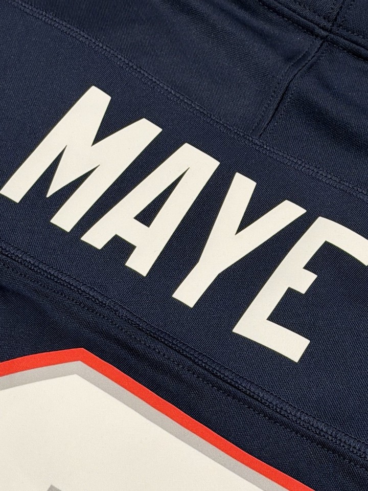 Drake Maye New England Patriots Nike Vapor F.U.S.E. Limited Jersey Navy ...