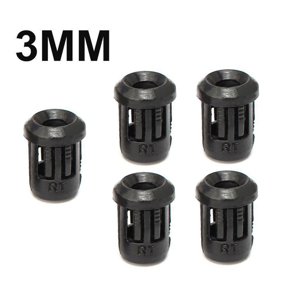 3mm 5mm 8mm 10mm LED Black Plastic Lamp LED Diode Holder Clip Bezel ...