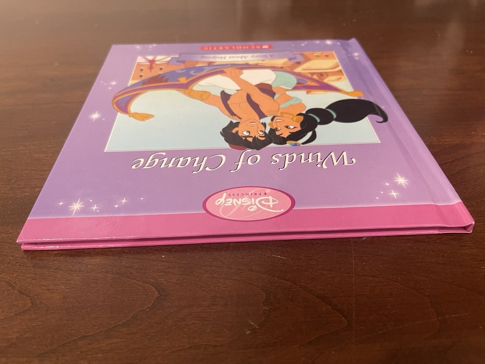 Disney Princess Jasmine Winds of Change Hardcover Book 7.75 x 7.75 ...