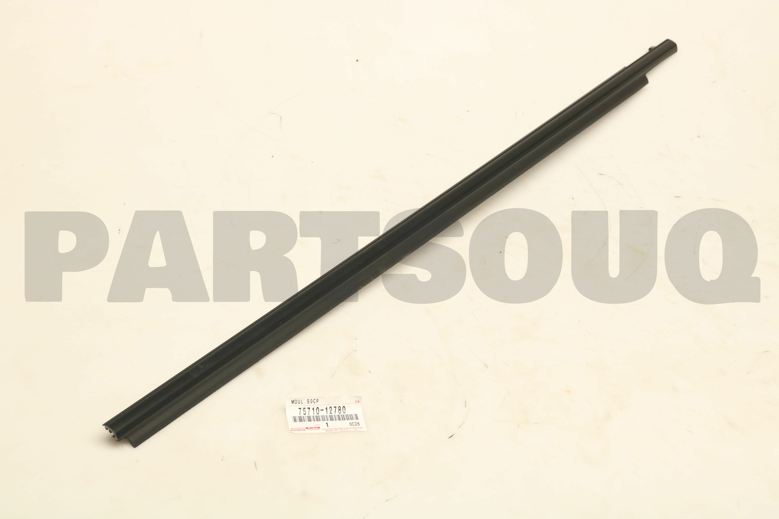 7571012780 Genuine Toyota MOULDING ASSY, FRONT DOOR BELT, RH 75710 ...