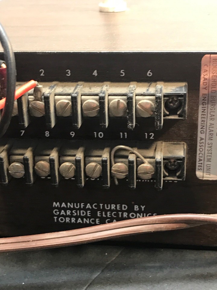 Vintage Solid State Security System Intrusion Detector Retro 60s Alarm ...