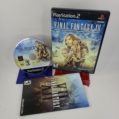 Final Fantasy XII FF 12 PS2 Playstation 2 Square Enix Black Label ...