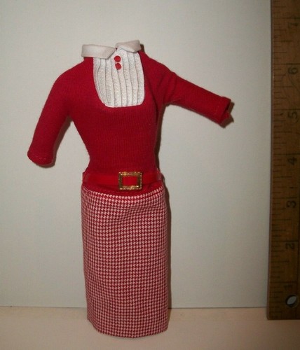 REPRODUCTION BARBIE #1622 STUDENT TEACHER MATTEL 1965 REPRO DRESS ...