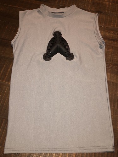 Boys XO Grey Baseball Heart Guard Shirt Chest Protector Youth XL X ...