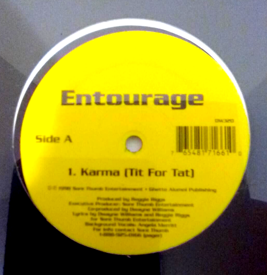 REGGIE RIGGS - ENTOURAGE - SORE THUMB ENTERTAINMENT - A2023-477 | eBay