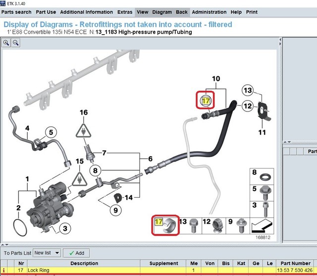 Genuine BMW MINI ROLLS-ROYCE Alpina Hybrid M M5 M6 X1 X3 Lock Ring ...