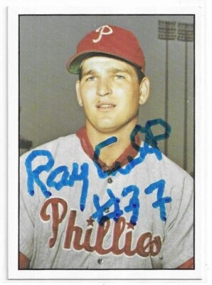 RAY CULP Autographed Signed 1978 TCMA card #197 Philadelphia Phillies ...