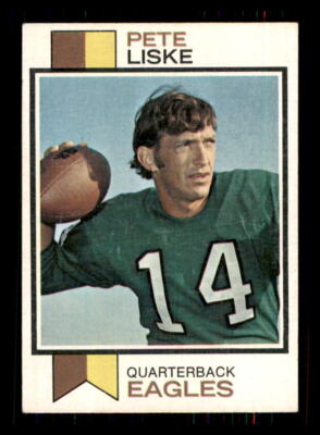 1973 Football Topps Pete Liske Philadelphia Eagles #422 2 | eBay