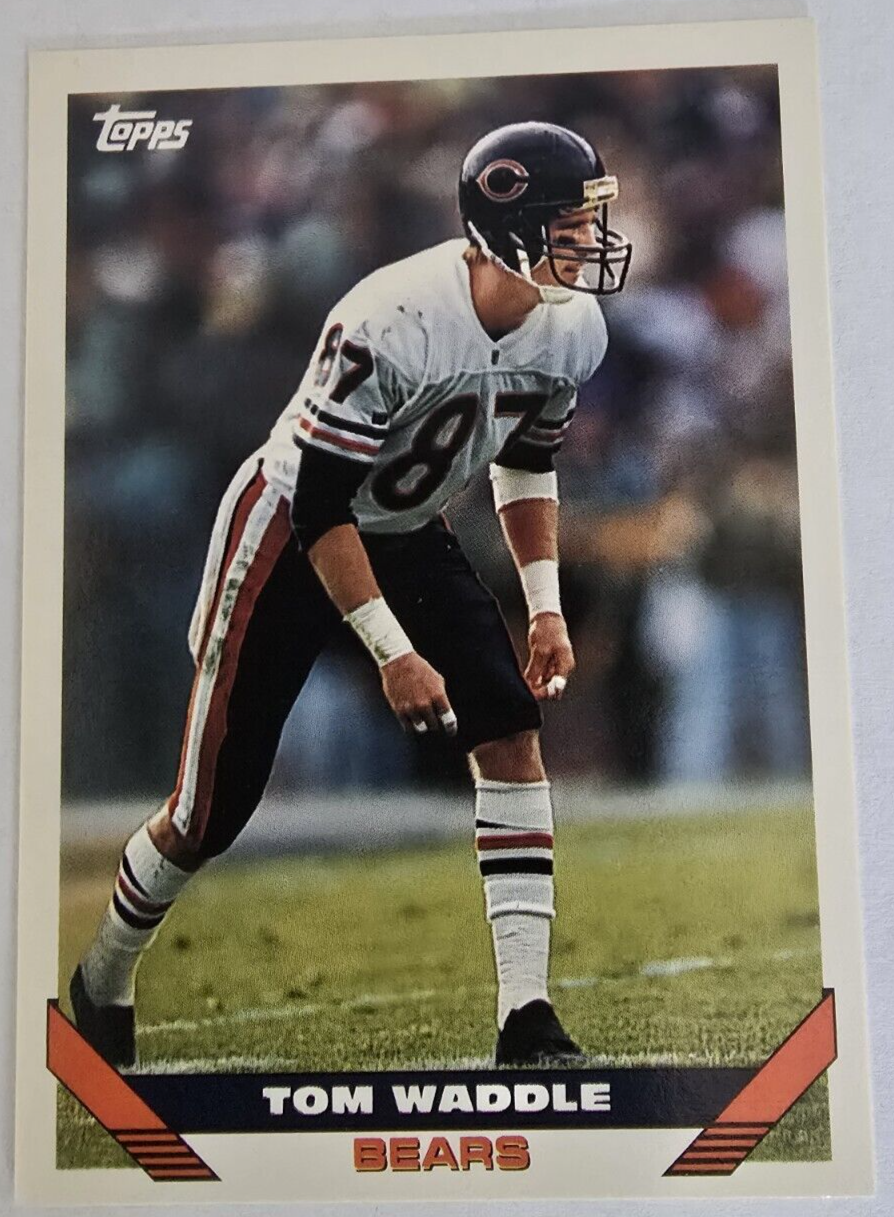 Tom Waddle, 1993 Topps, Chicago Bears, Wide Receiver, Card # 450 | eBay