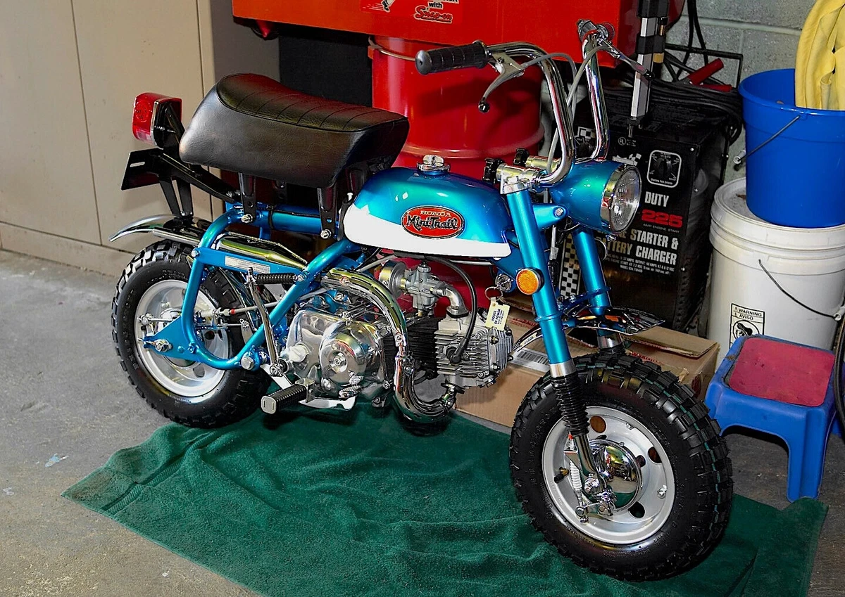 A ‘70 Honda Z50 Mini Bike Fully Restored With OEM Parts