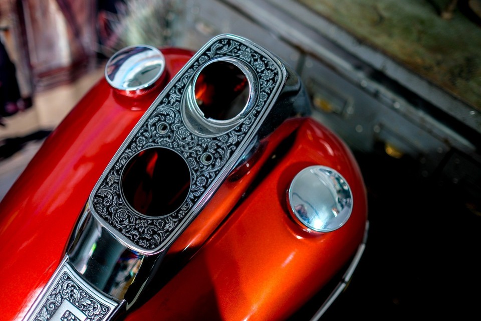 Engraved Scrollwork Metal dash console inserts FXR FXRT FXRC FXRD FXRT ...