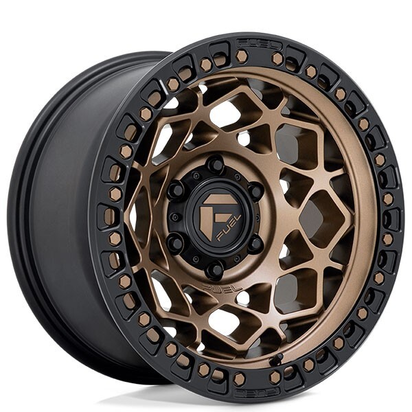 Buy 17 Fuel Wheels D785 Unit Matte Bronze with Black Ring Off-Road Rims ...