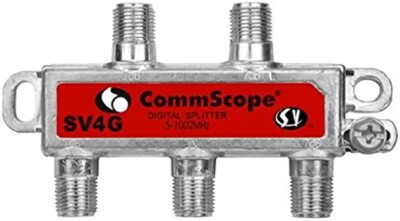 CommScope 4-way Cable SPLITTER TV DIGITAL CABLE INTERNET COAXIAL 5 ...