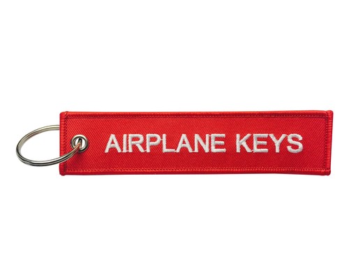 Airplane Keys Embroidered Keyring / Luggage Tag / Free UK Delivery / | eBay