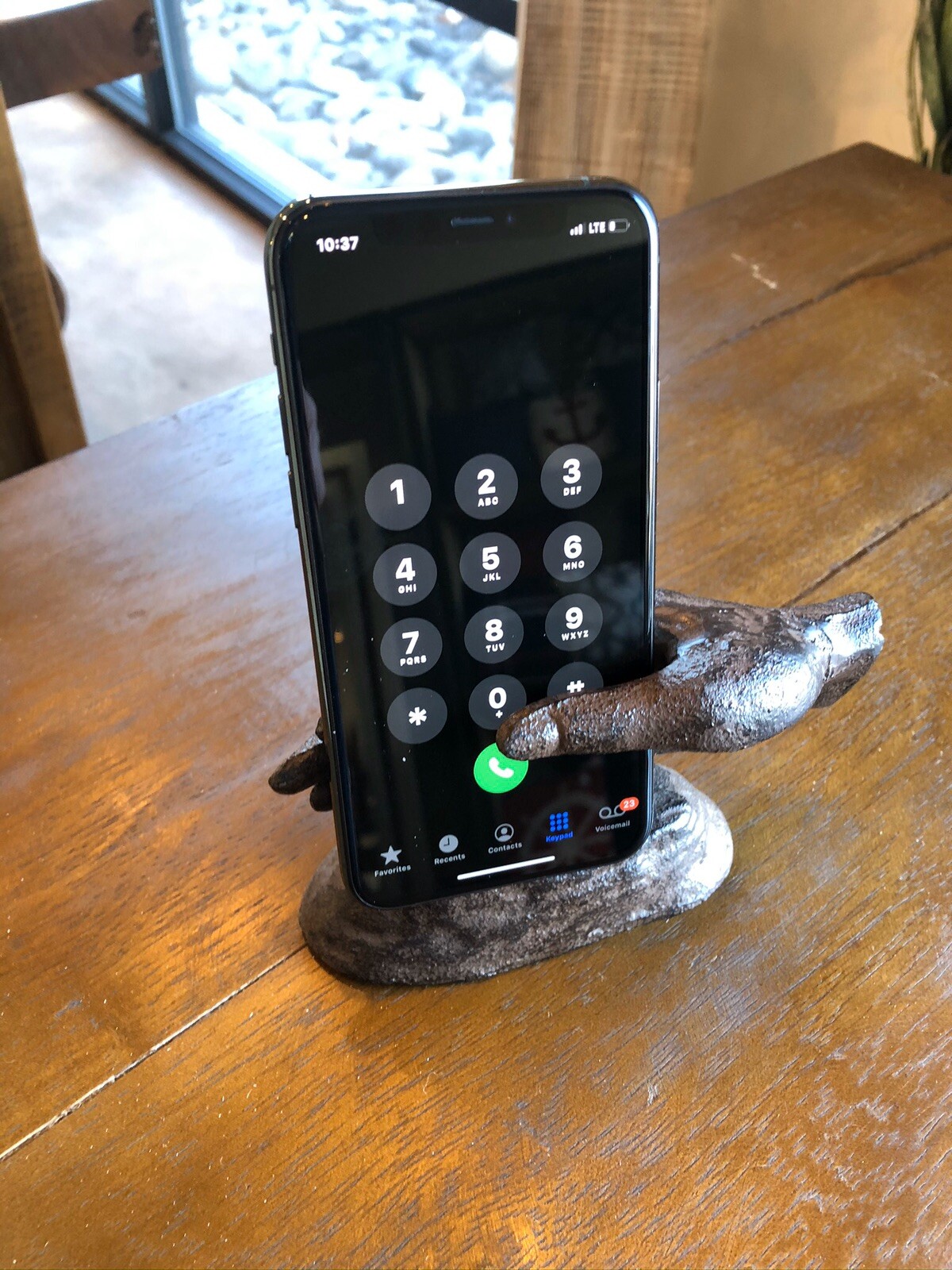 Cast Iron Cell Phone Stand in the Shape of a Hand | eBay