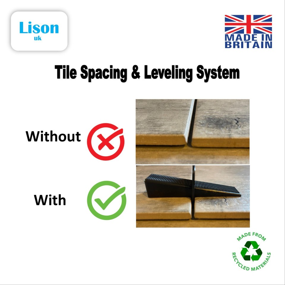1mm , 2mm & 3mm Tile Spacing & Leveling System | eBay