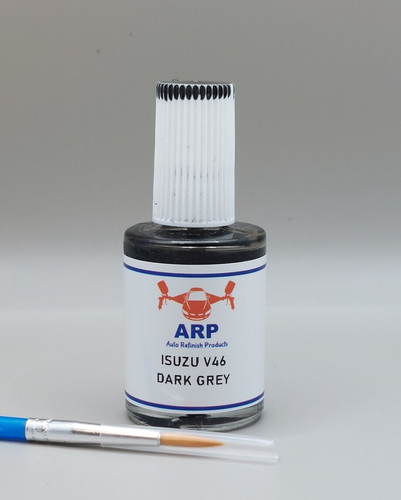 For ISUZU Code V46 DARK GREY Touch up Paint + Fine Tipped Brush | eBay ...