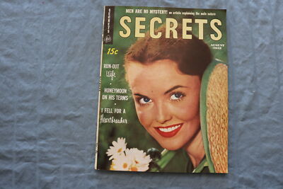 1952 AUGUST SECRETS MAGAZINE - RUN-OUT WIFE COVER - SP 1196Y | eBay