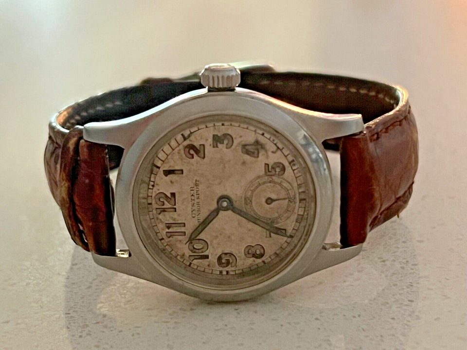 Rolex Oyster Junior Sport 1941, WW2 Era Pilot Collector's Vintage Watch ...