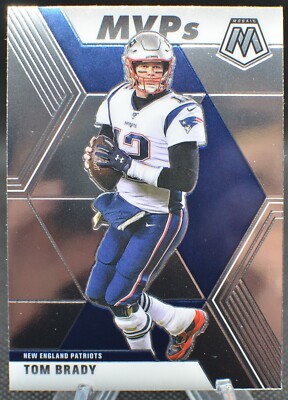 2020 Panini Mosaic Tom Brady Base MVP’s Card #298 - MVP Patriots NFL ...