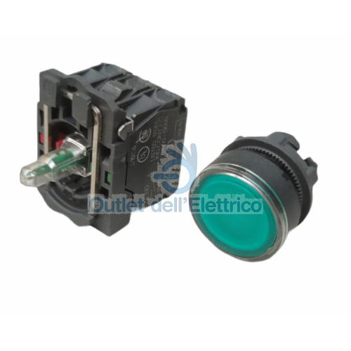 Schneider Electric XB5AW33B5 Illuminated Pushbutton Electrical Switches ...