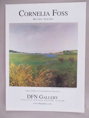 Cornelia Foss Art Gallery Exhibit PRINT AD - 2009 | eBay