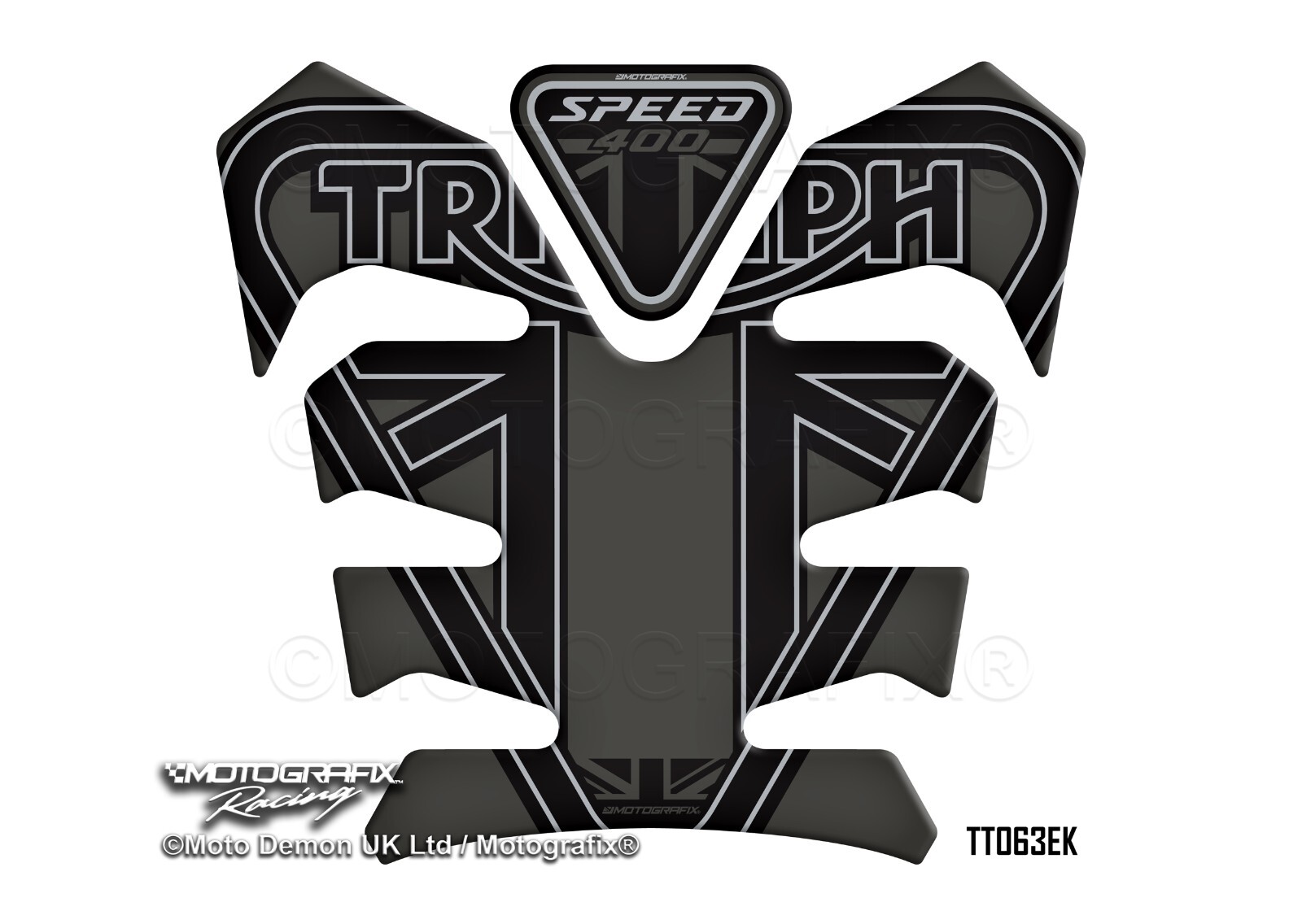 Triumph Speed 400 2024 Motorcycle Tank Pad Protector 3D Gel Paint ...