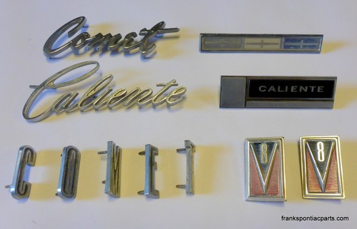 1965 Mercury Comet Caliente Emblems & Letters 65 | eBay