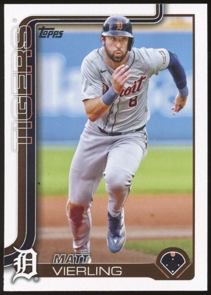 2025 Topps Series 1 #166 Matt Vierling Detroit Tigers Baseball Card | eBay