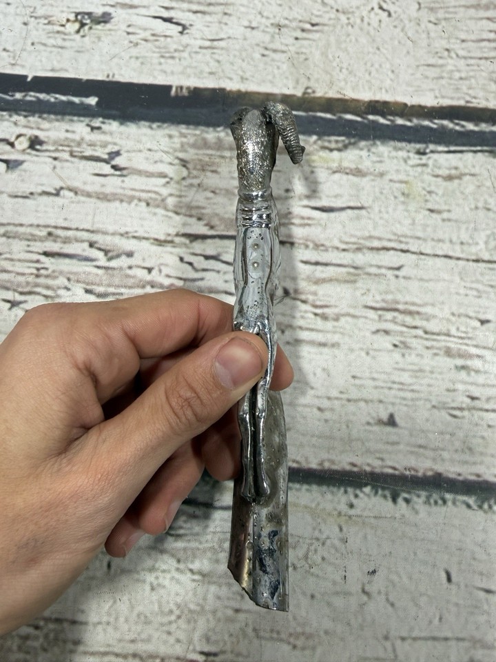 VTG Dodge Ram 651992 Hood Ornament Emblem BROKEN 1936-1937 Chrome OEM ...