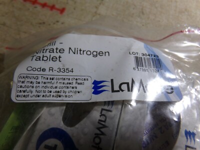 NEW LaMotte Nitrate Nitrogen Tablet R-3354 4EWD9 *FREE SHIPPING* | eBay