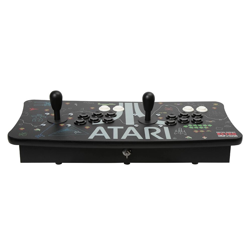 Atari Ultimate Arcade Fightstick USB Dual Joystick With Trackball 2 ...