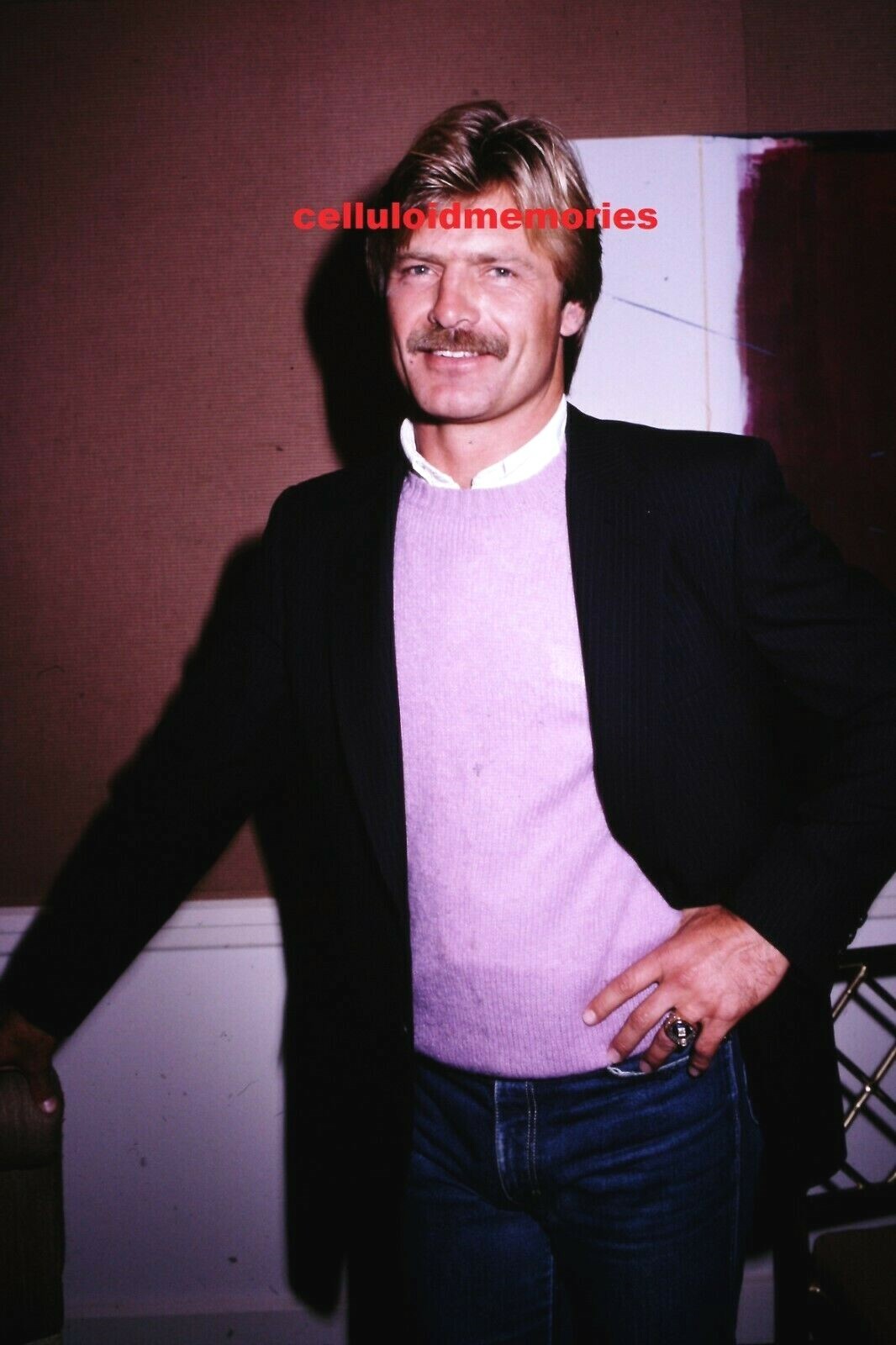 Original 35mm Slide Jeff Severson NFL Football & Movie Star # 1 | eBay