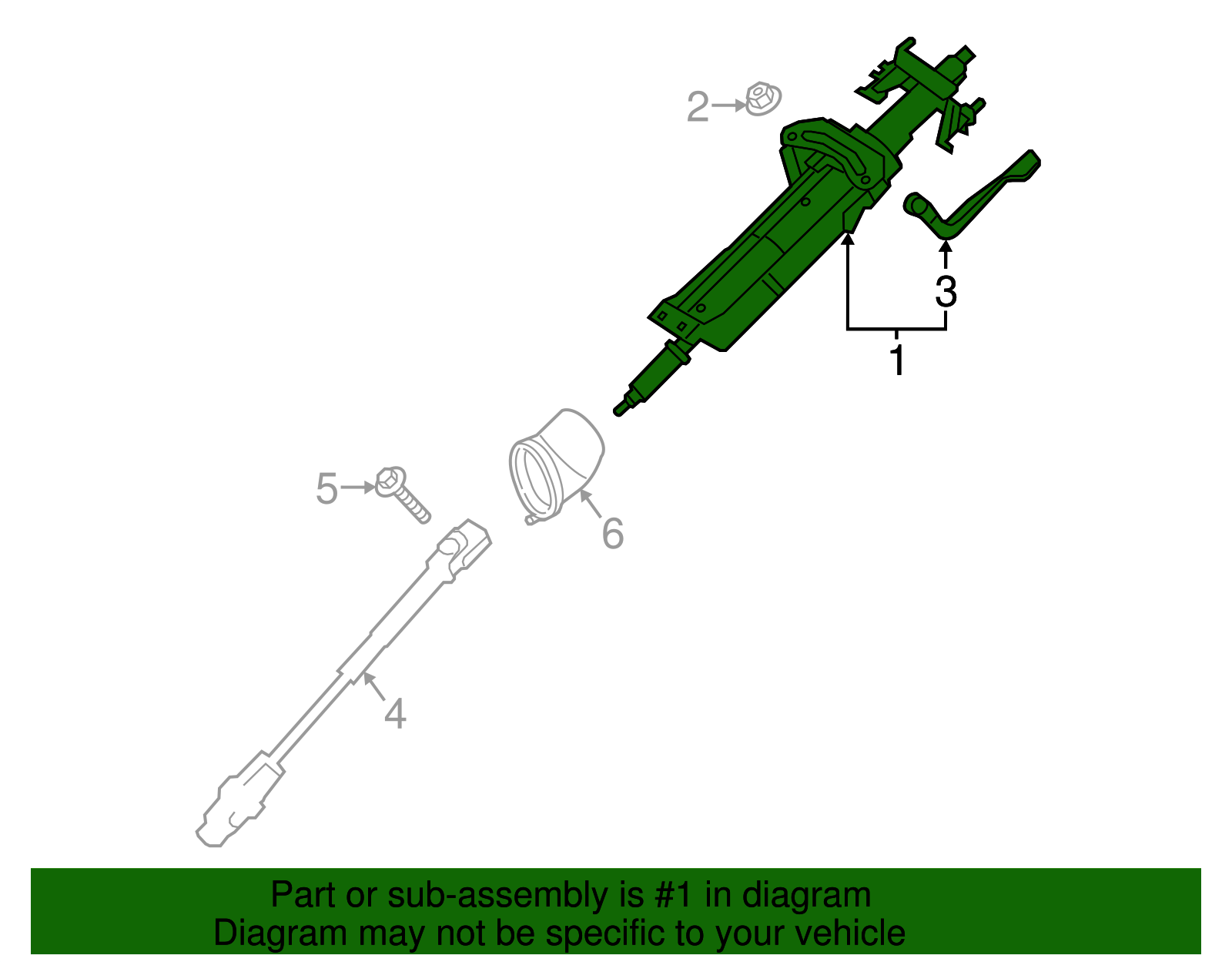 Genuine BMW Column Assembly 32306896187 for sale online | eBay