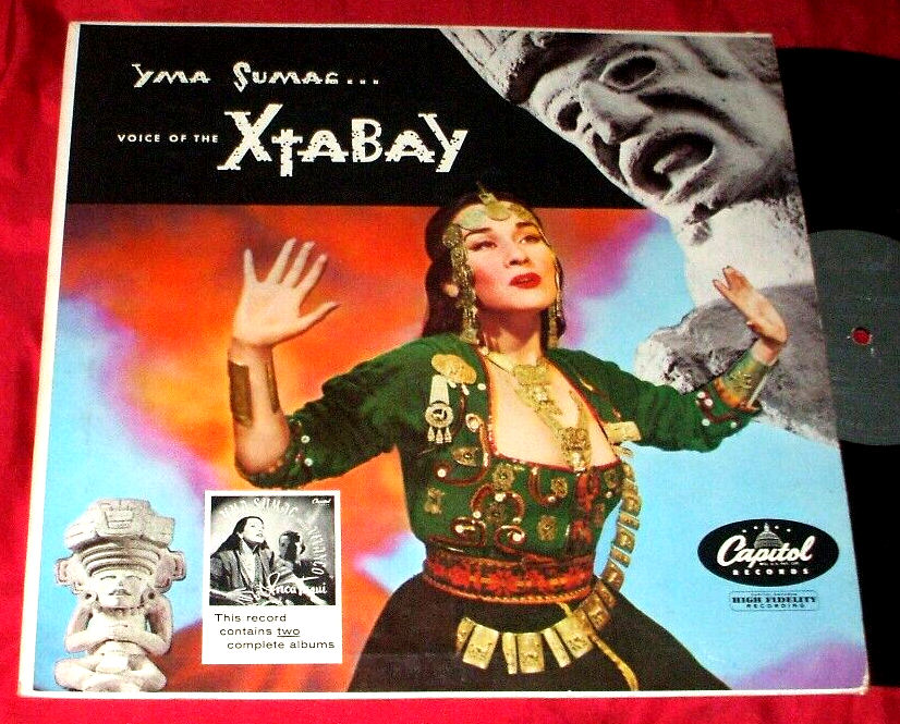 YMA SUMAC Voice of the Xtabay LP ORIGINAL CAPITOL GREY LABEL MONO W-684 ...