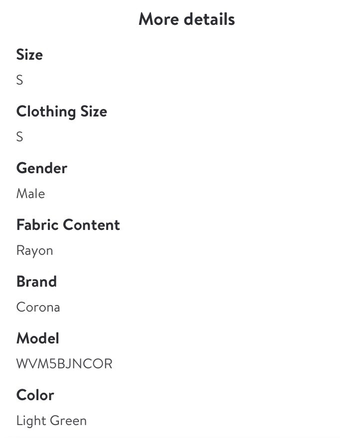Corona Men's Woven Shirt with Short Sleeves Size Small (34-36) Light ...