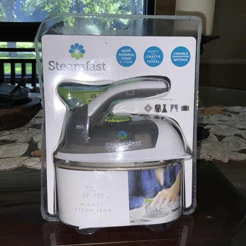 NEW Steamfast SF-707 Travel Size (Small) Mighty Steam Iron | eBay