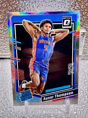 2023-24 Donruss Optic Rated Rookie AUSER THOMPSON Holo Silver Prizm RC ...