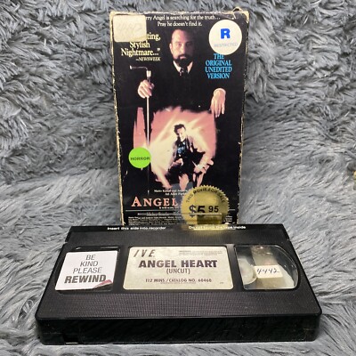 Angel Heart VHS Tape 1987 Mickey Rourke Robert De Niro Lisa Bonet ...