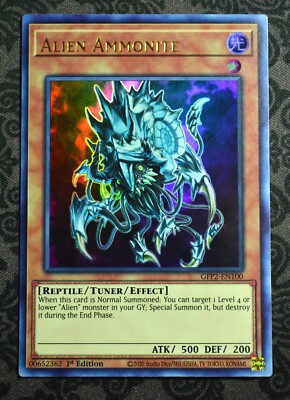 Alien Ammonite GFP2-EN100 * M/NM ULTRA RARE 1st EDITION * Yu-Gi-Oh ...