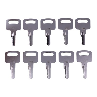 10P Ignition Keys 455 For Genie Scissor Boom Lift Skyjack Nifty Upright ...